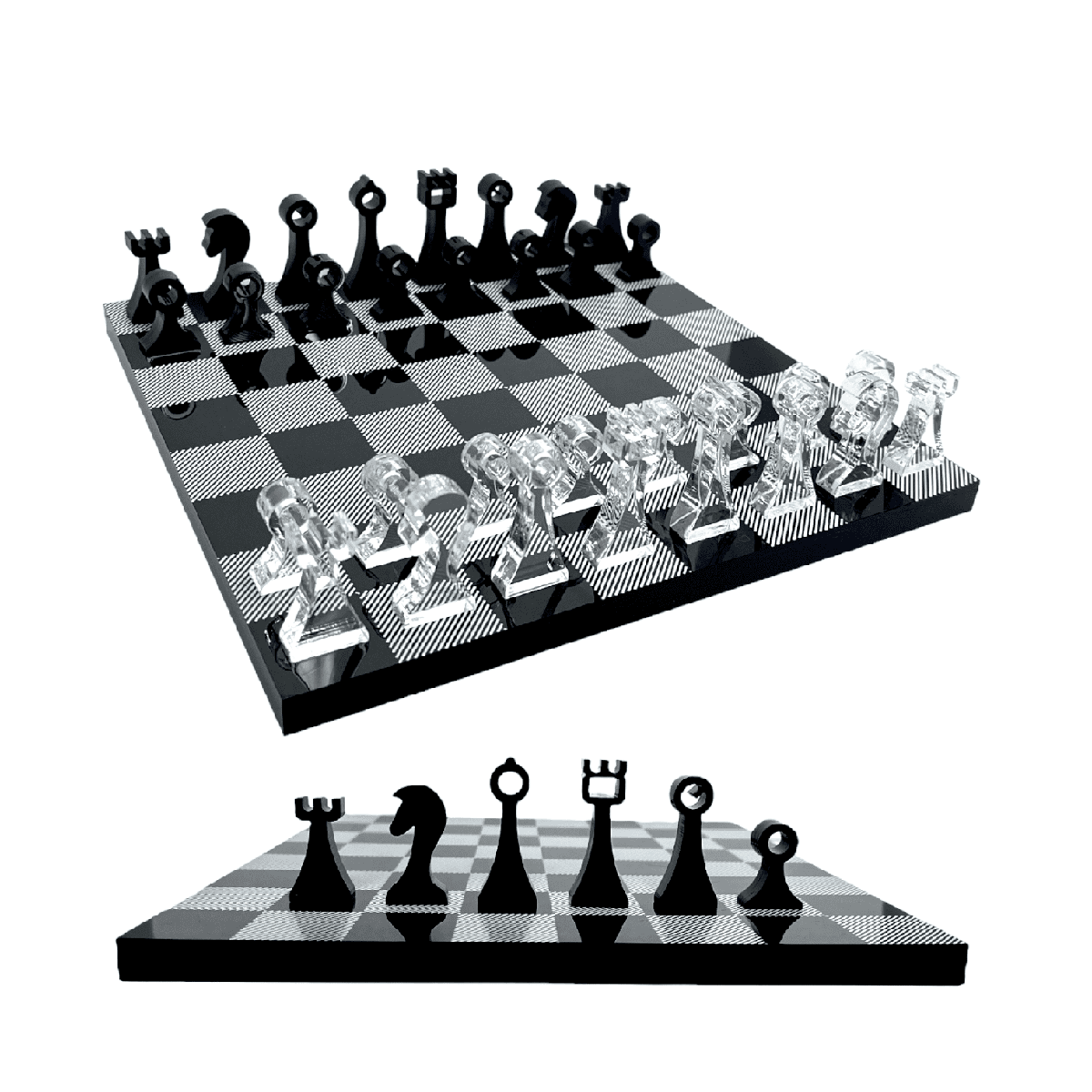 Acrylic Chess Set – Marble Cultures